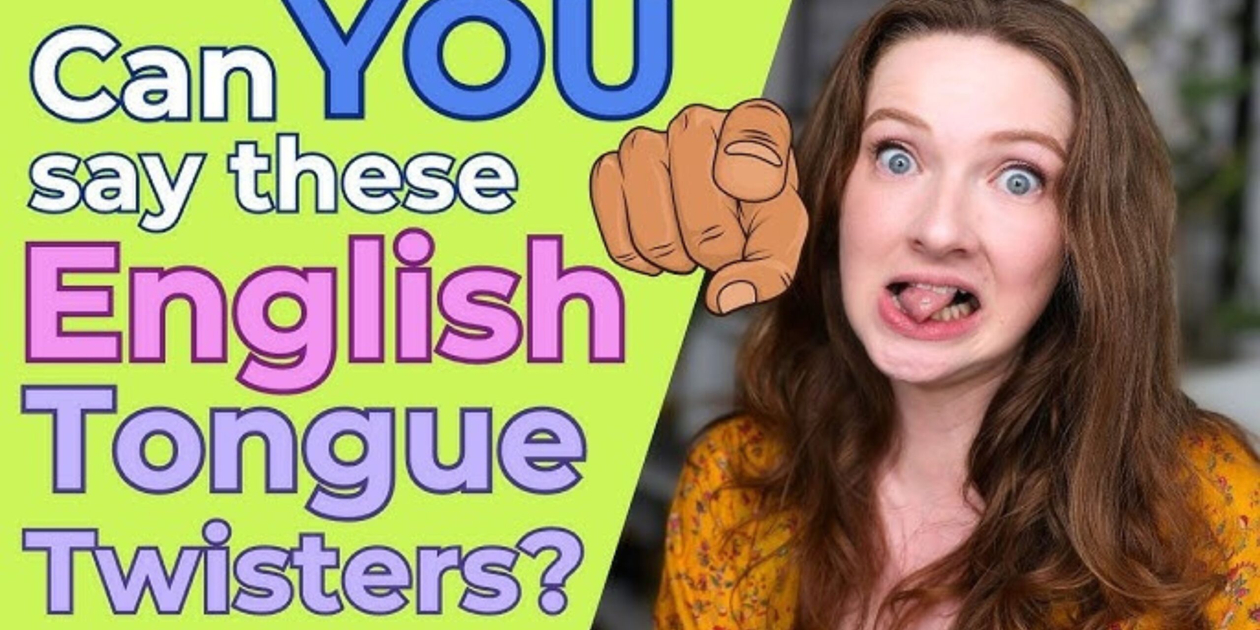 Tongue Twisters In English